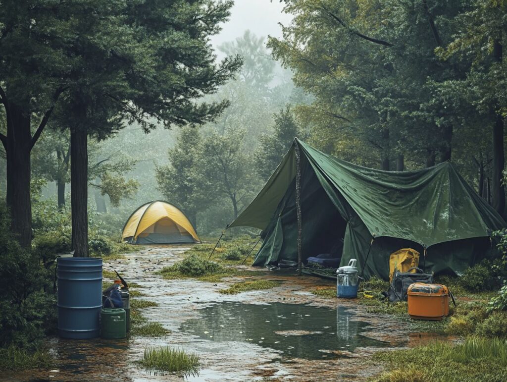 Harvesting Rainwater While Camping: Practical Collection Methods ...